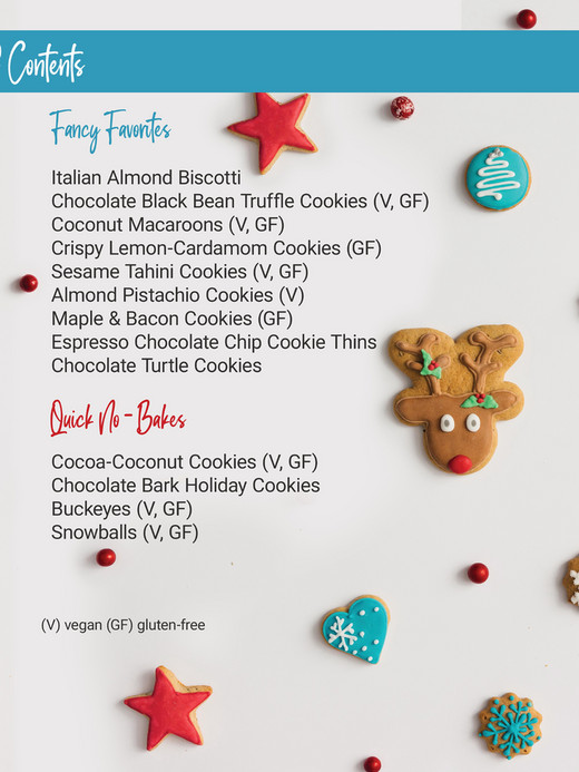 FREE Holiday Cookies Ebook - Bake the Season Bright - Page 2-3